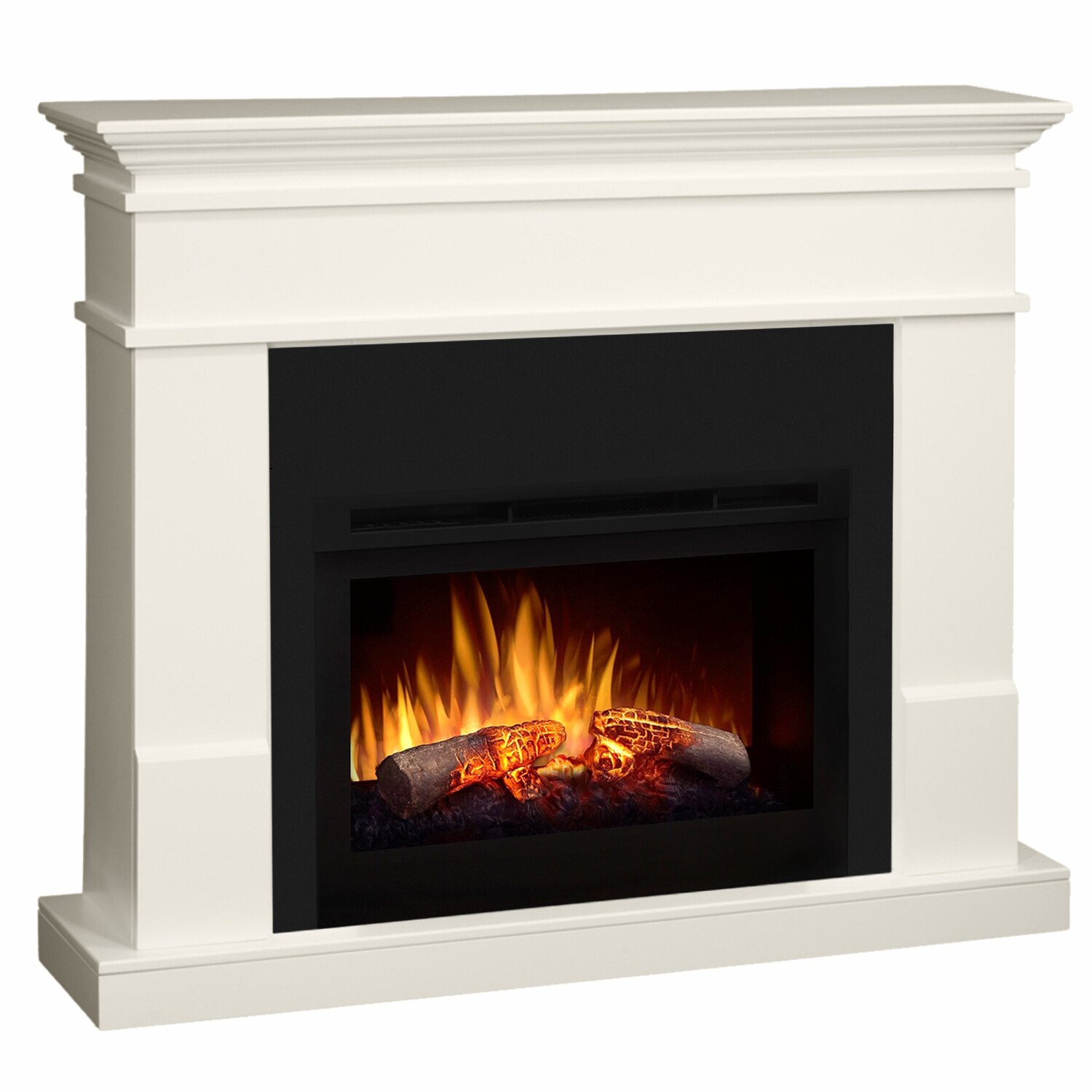 Semineu Lisabona Vanilie - cu focar electric 3D Dimplex DF2550 cu sunet ...