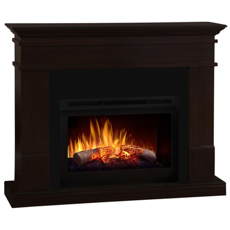 Semineu Lisabona Wenge - cu focar electric 3D Dimplex DF2550 cu sunet ...