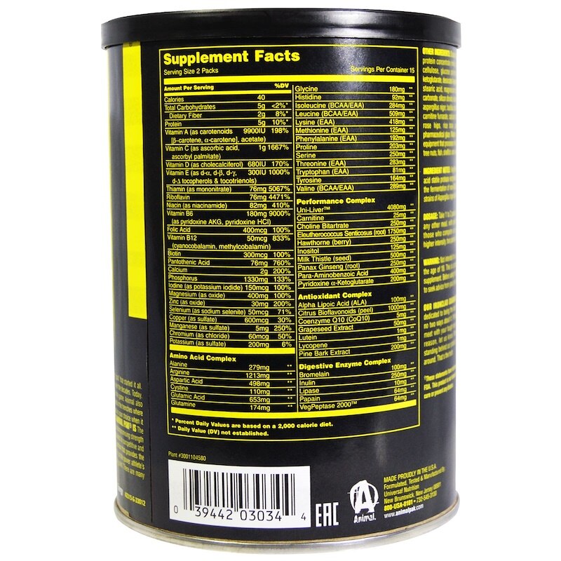 Animal Pak 30 pachete si Creatine Universal 200g - eMAG.ro