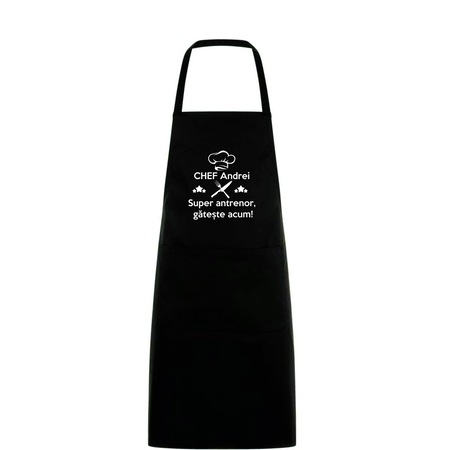 Sort bucatar negru personalizat - eMAG.ro