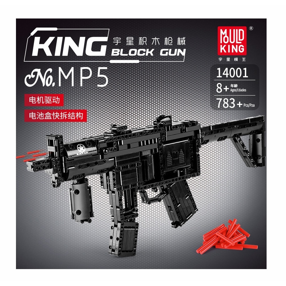 Set Constructie, Mould King, Mitraliera automata MP5 - eMAG.ro