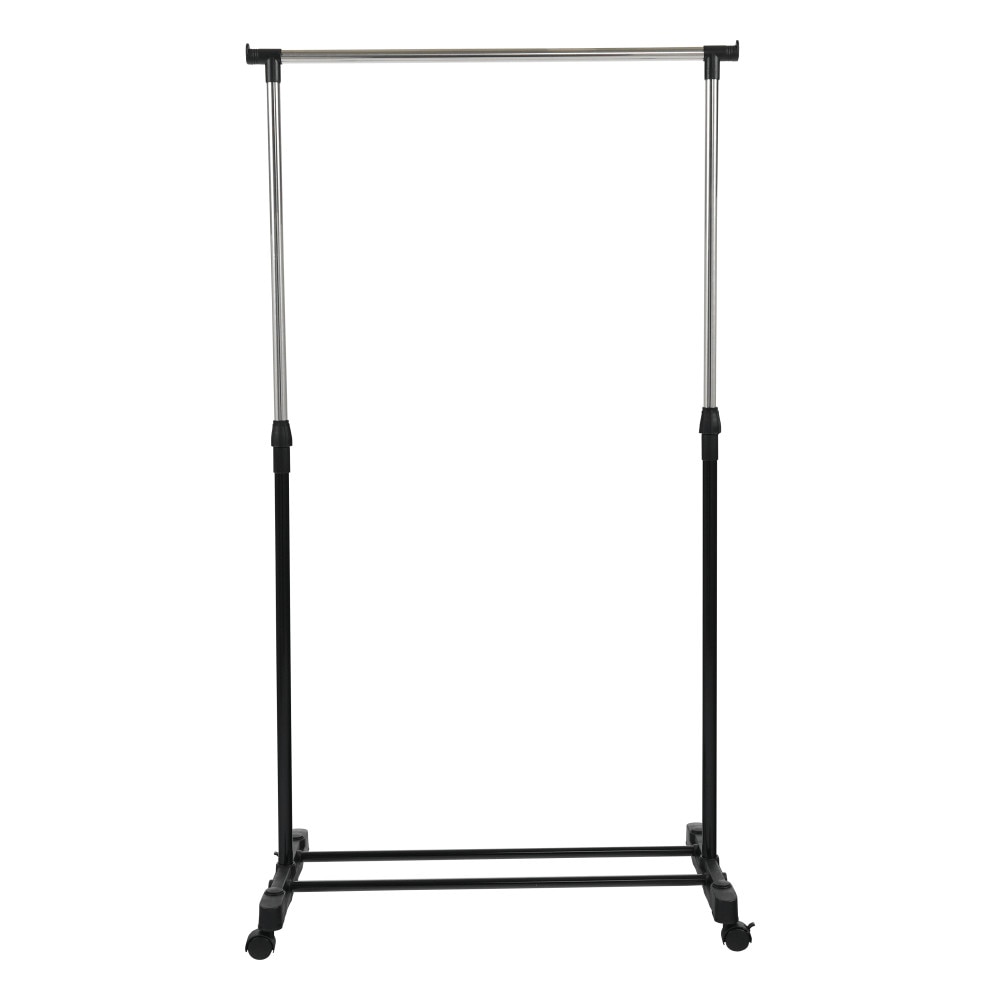 Cuier Mobil Sani Dolfo, 75.5/43/159 cm, Inox / Plastic Negru - eMAG.ro