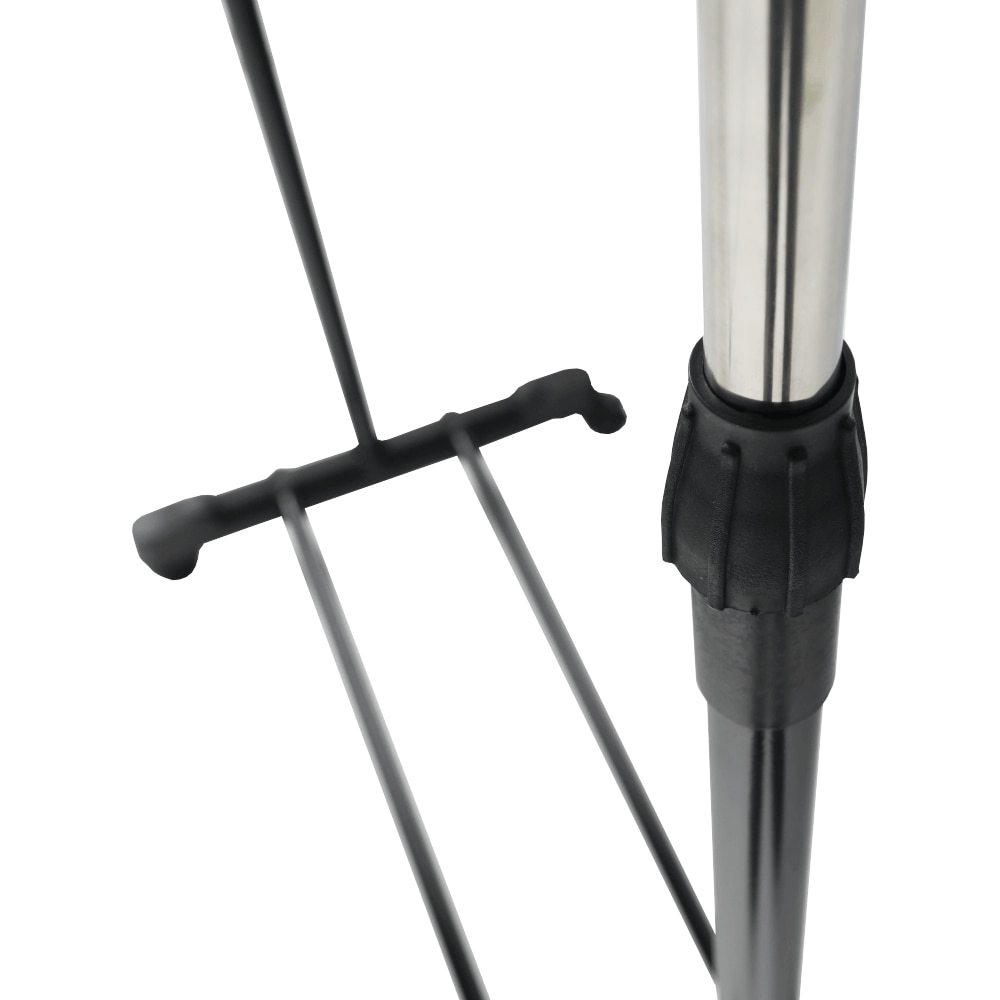 Cuier Mobil Sani Dolfo, 75.5/43/159 cm, Inox / Plastic Negru - eMAG.ro