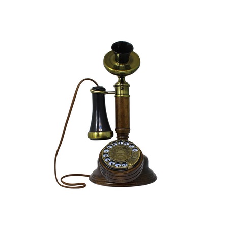 Telefon fix cu disc Opis Technology, 1921, Lemn, Metal, 250 x 180 x 320 ...