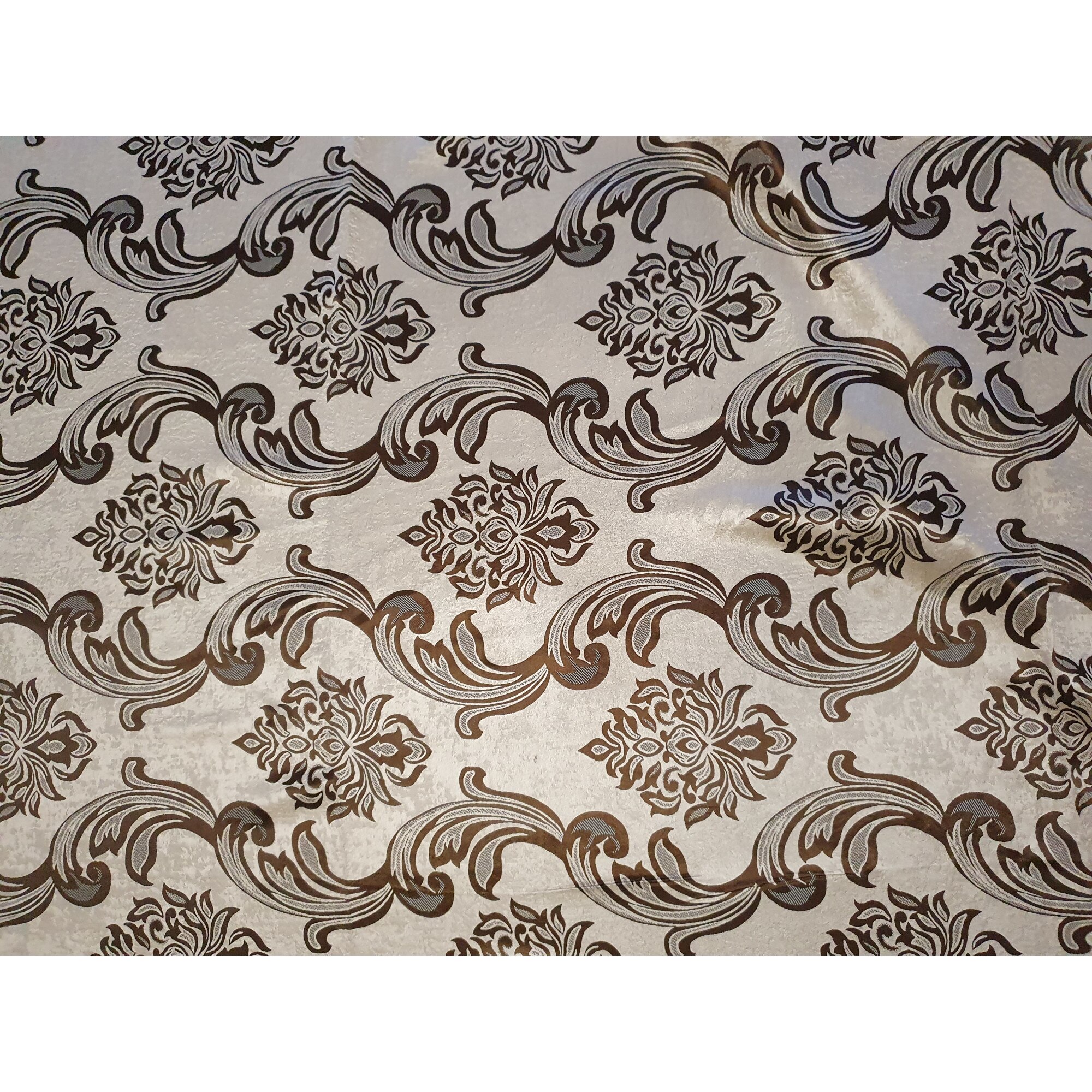 Material draperie black-out, auriu/maro, poliester, 280x100 cm - eMAG.ro