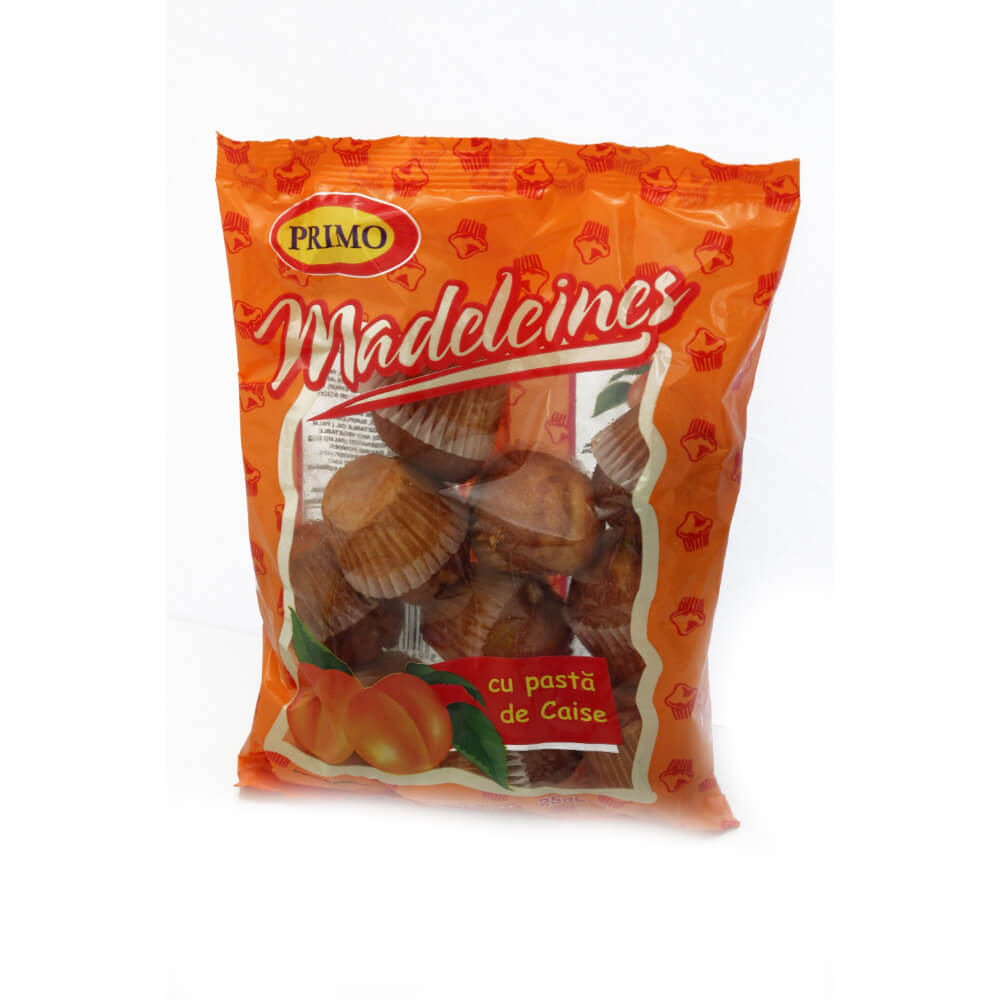 Briose cu Caise Primo Madeleines, 250 g - eMAG.ro