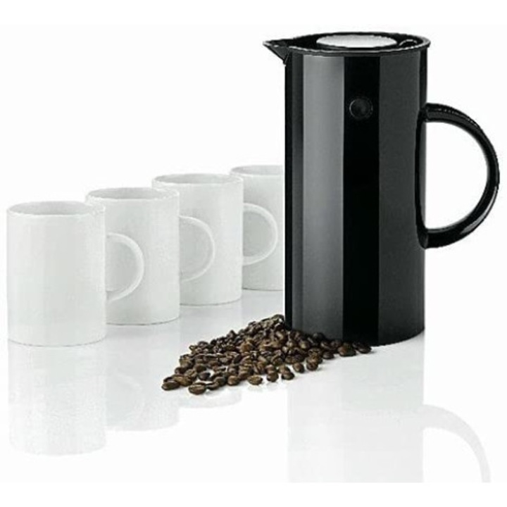 Filtru cafea French Press Stelton, Press Coffee Maker, cu functie ...