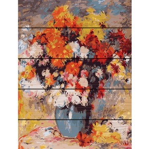 Set Picturi pe numere, Acuarello, Icoana2-Pictura Lemn, 40x50cm, culori ...