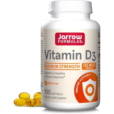 Supliment alimentar Jarrow Formulas Vitamina D3 5000IU, 100 Capsule ...