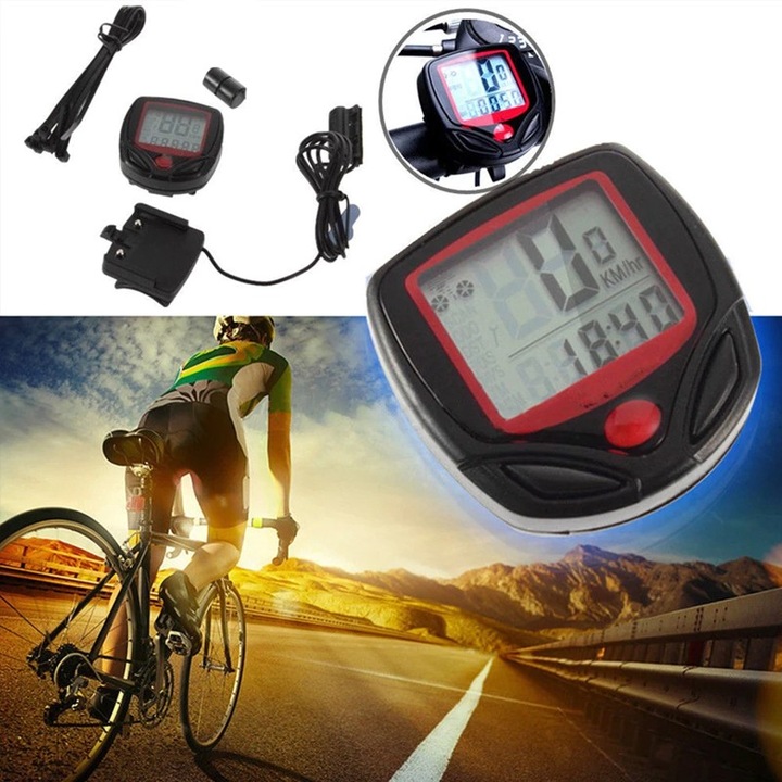 Vitezometru pentru bicicleta digital, Zola, ceas, 13 functii ...