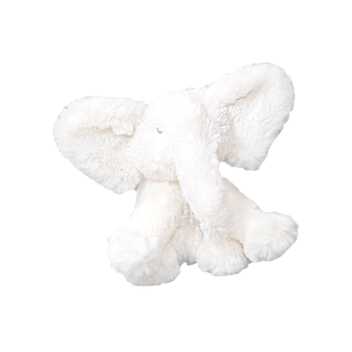 Elefant din plus, alb, Bambino by Juliana, 17 cm - eMAG.ro