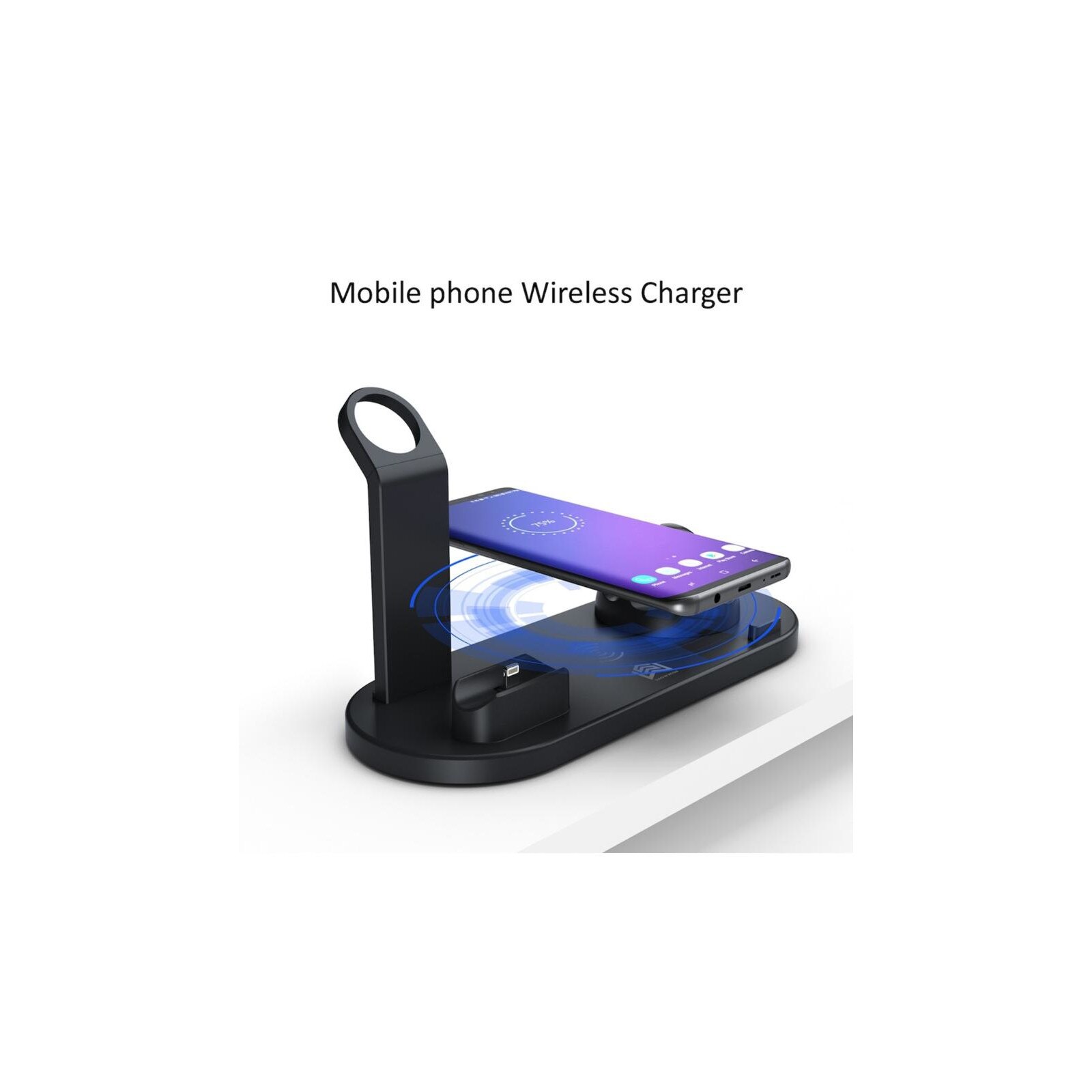 Incarcator Wireless, 4in1 Fast Charge, Android, iOS, Pentru Telefon ...