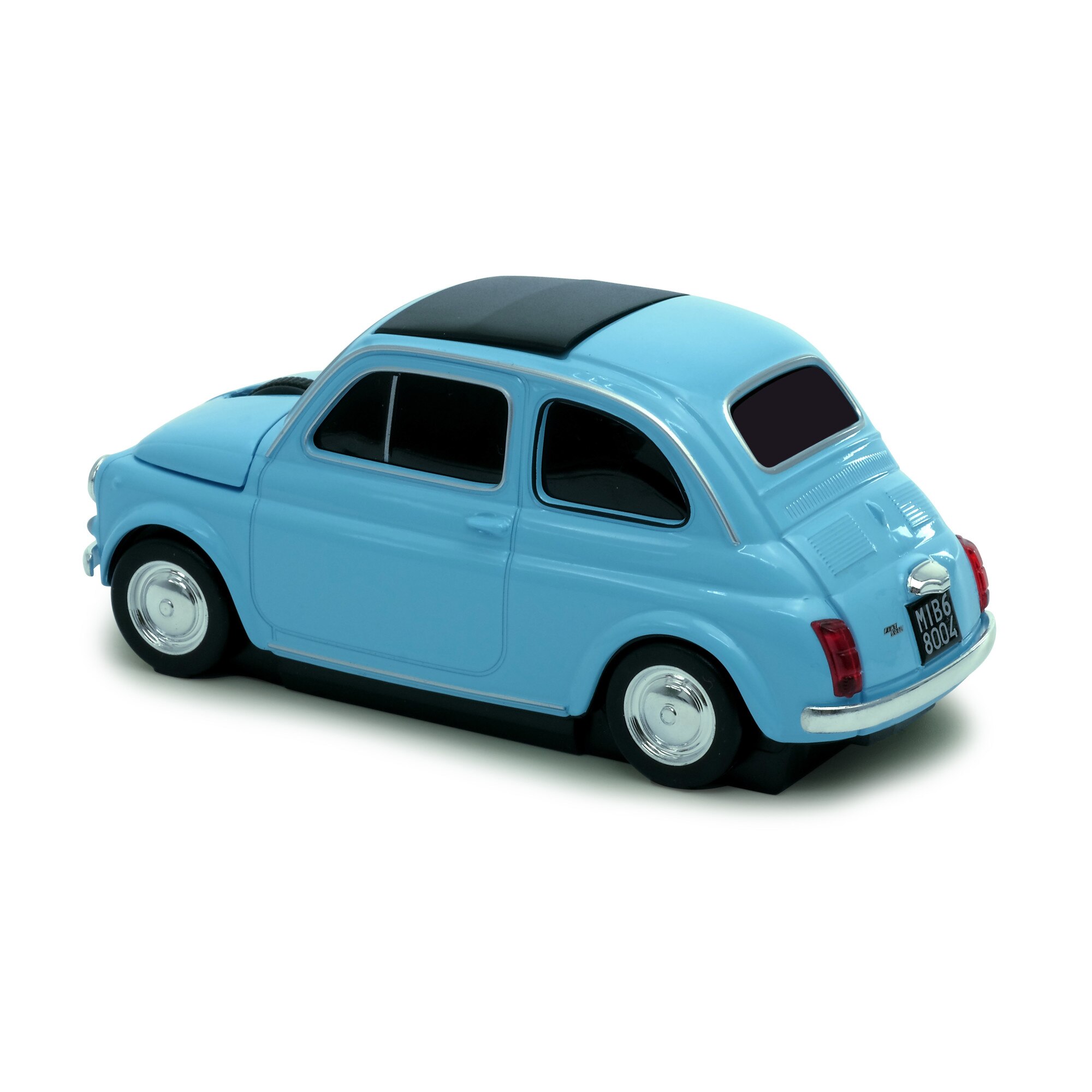 Mouse wireless AutoMouse Fiat 500, 2,4 GHz, Albastru - eMAG.ro