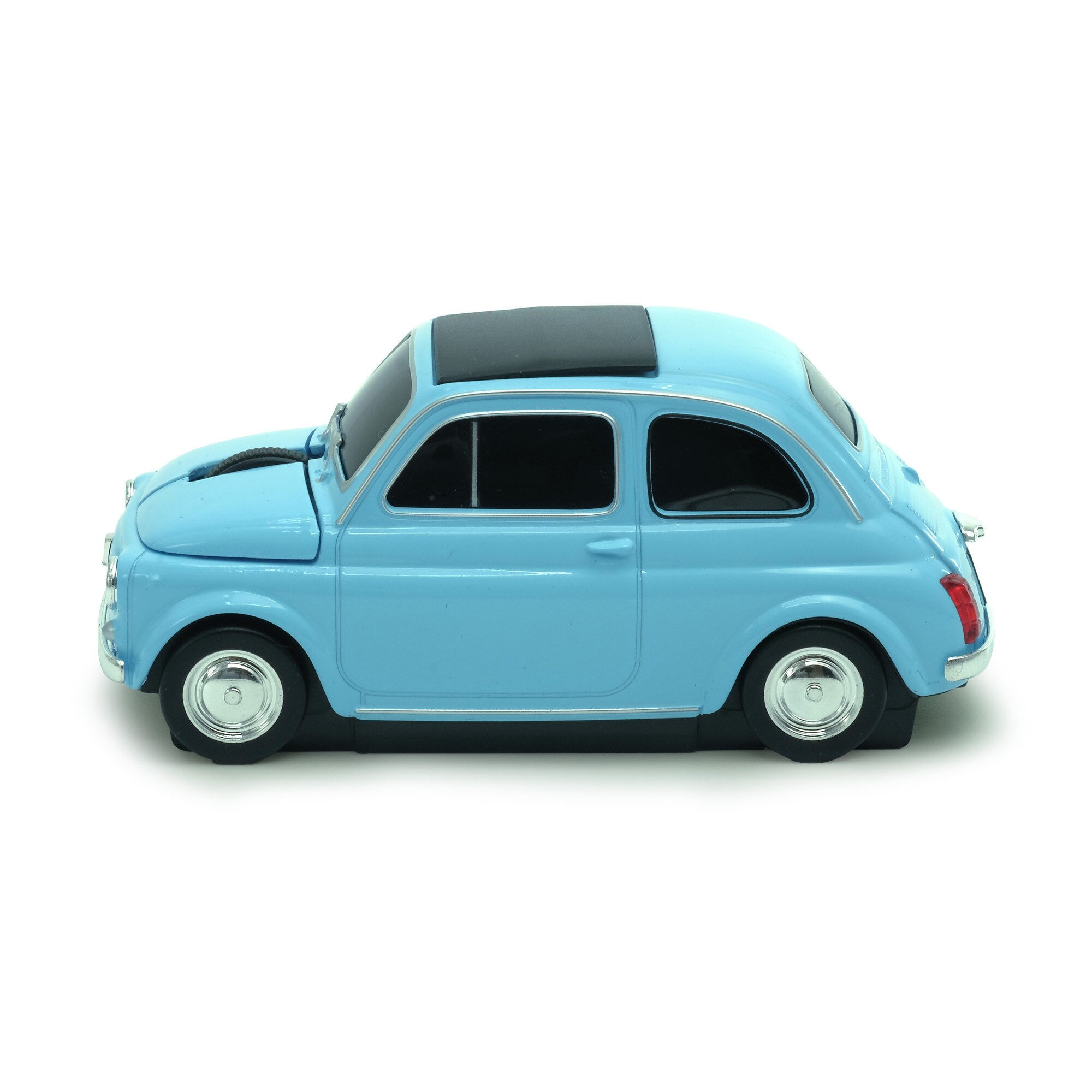 Mouse wireless AutoMouse Fiat 500, 2,4 GHz, Albastru - eMAG.ro
