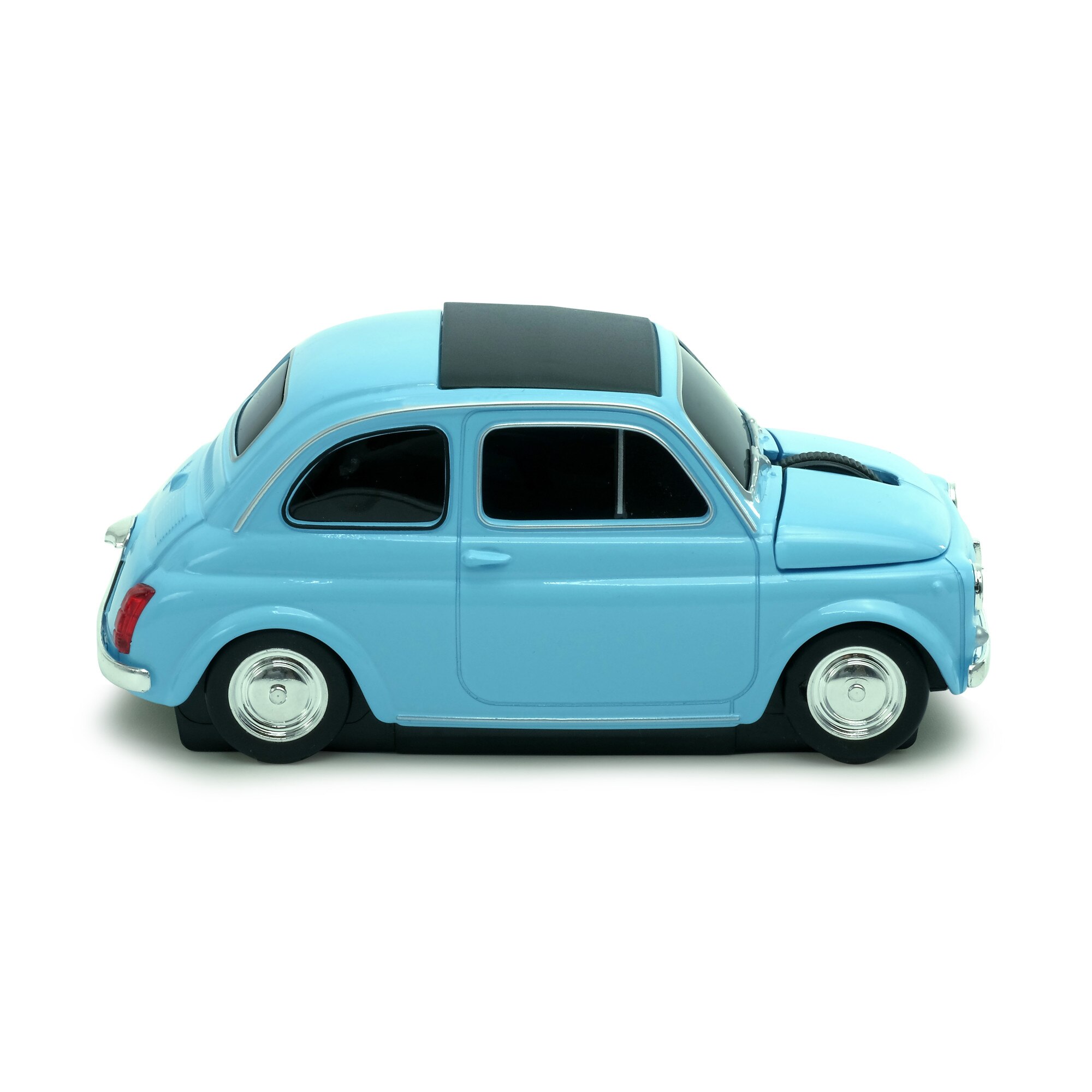 Mouse wireless AutoMouse Fiat 500, 2,4 GHz, Albastru - eMAG.ro