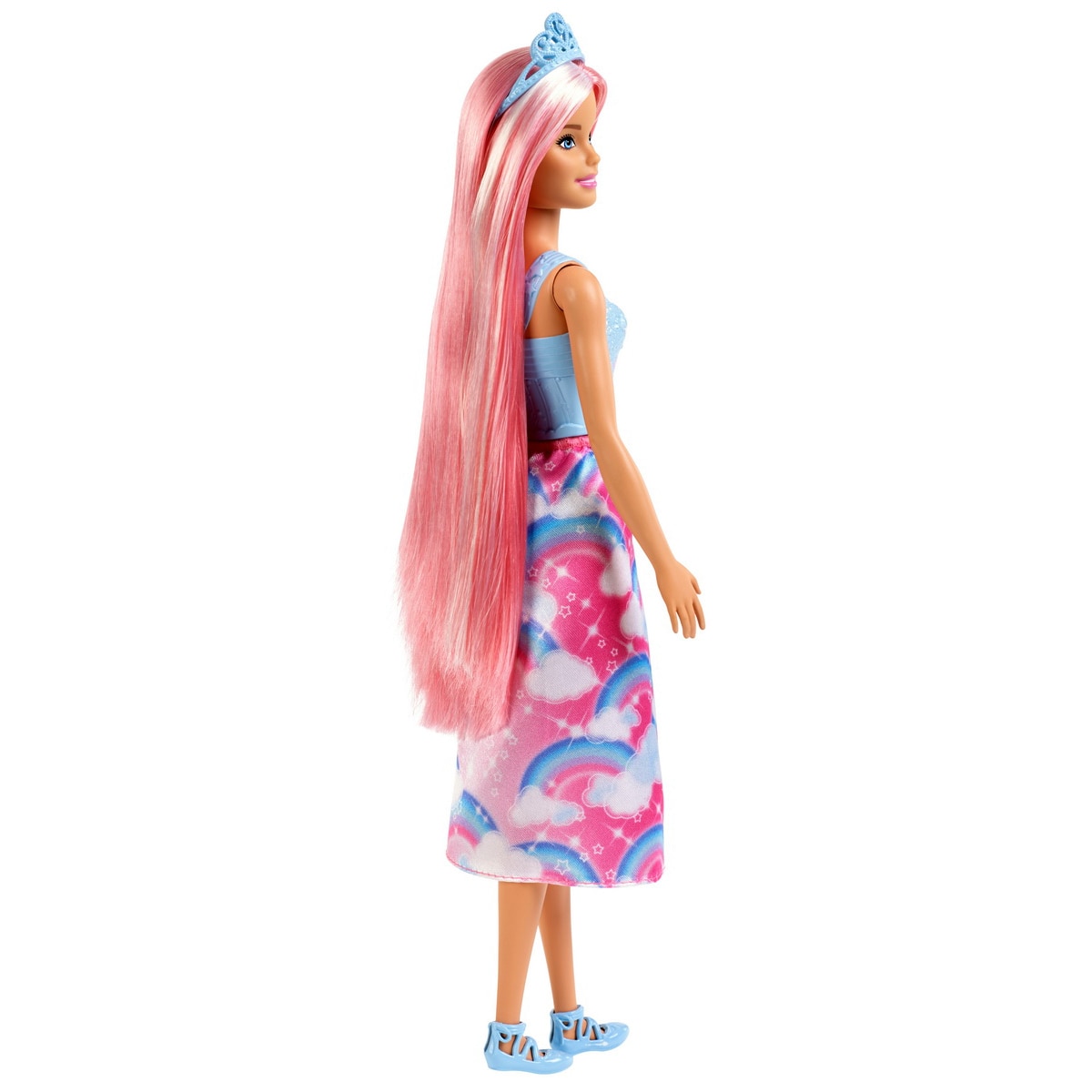 Papusa Barbie Dreamtopia - Printesa cu rochita curcubeu - eMAG.ro