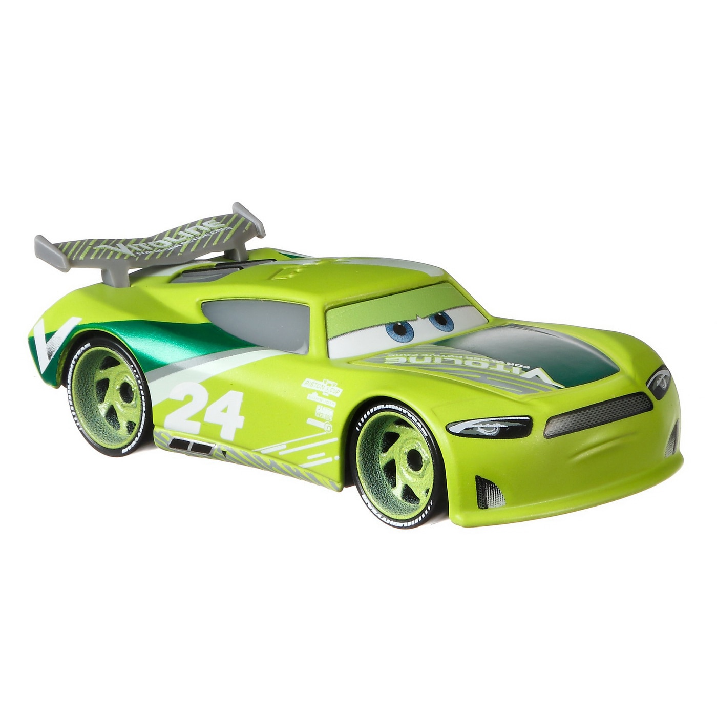 Комплект 2 колички Diecast Disney Cars 3 - Spikey Fillups и Chase ...