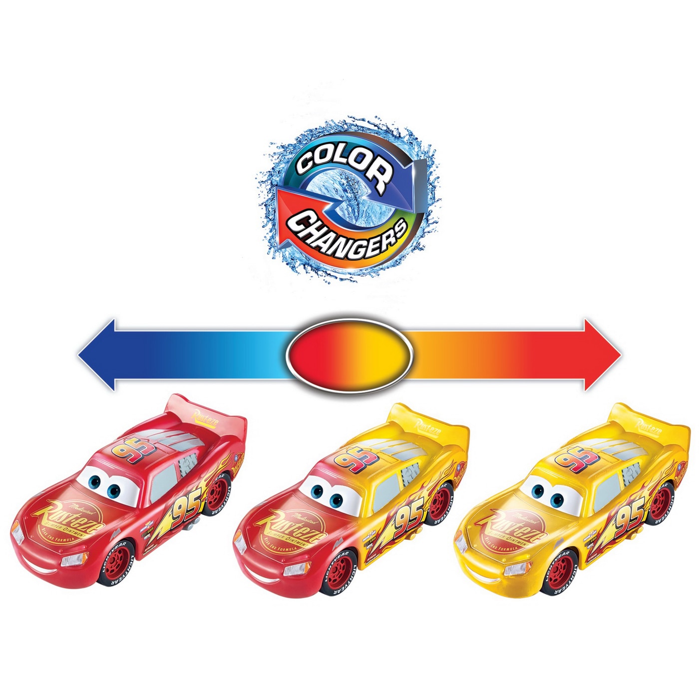 Количка Disney Cars - Color Changers, Fulger McQueen, 1:55 - eMAG.bg