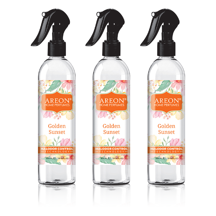 Odorizant Spray Areon Malodor Control 300 ml Golden Sunset - eMAG.ro