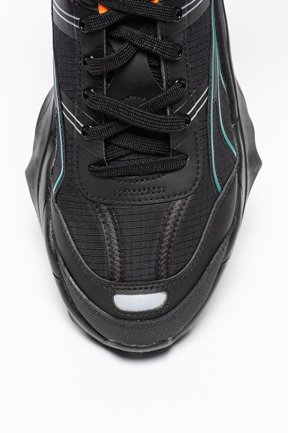 Puma, Спортни обувки Nitefox с текстил, Черен, 7 - eMAG.bg