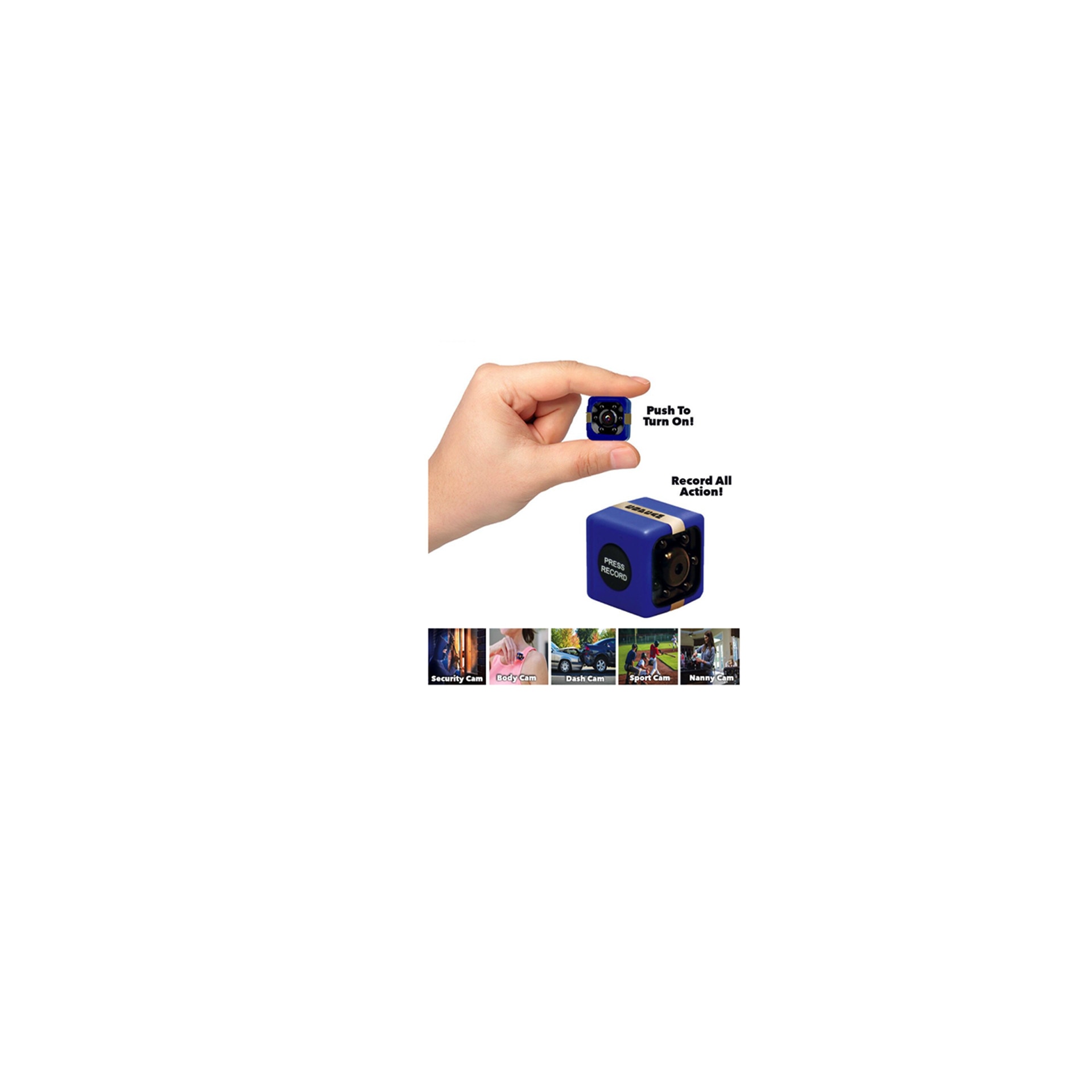 Mini camera Full HD, COP CAM cu functie foto-video - eMAG.ro