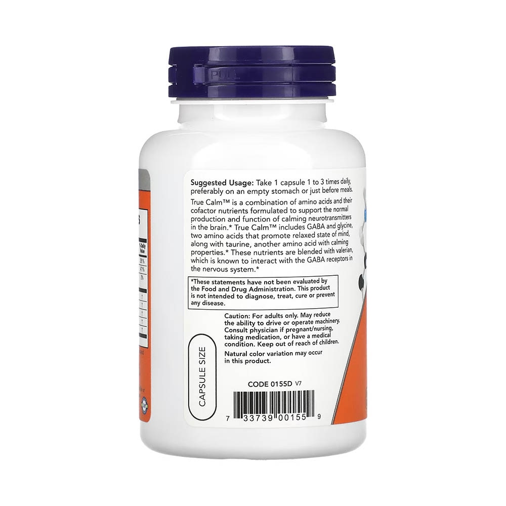 True Calm, Relaxare si Somn usor, Now Foods, 90 capsule - eMAG.ro