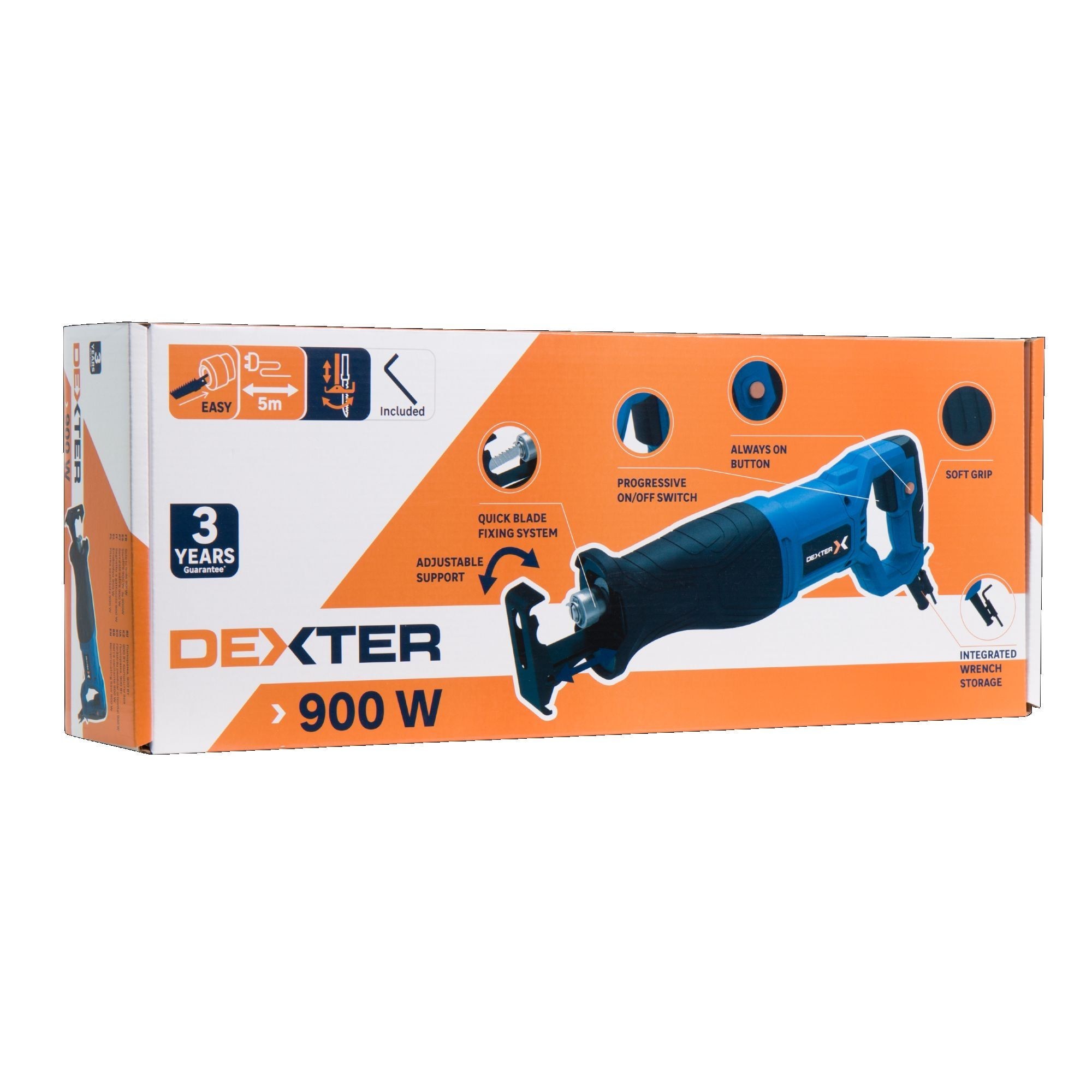 Fierastrau sabie Dexter, 900 W, 3000 rpm, 305 mm - eMAG.ro