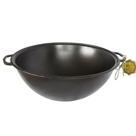Tigaie Wok, Maysternya, Fonta, 12 L, Negru - eMAG.ro
