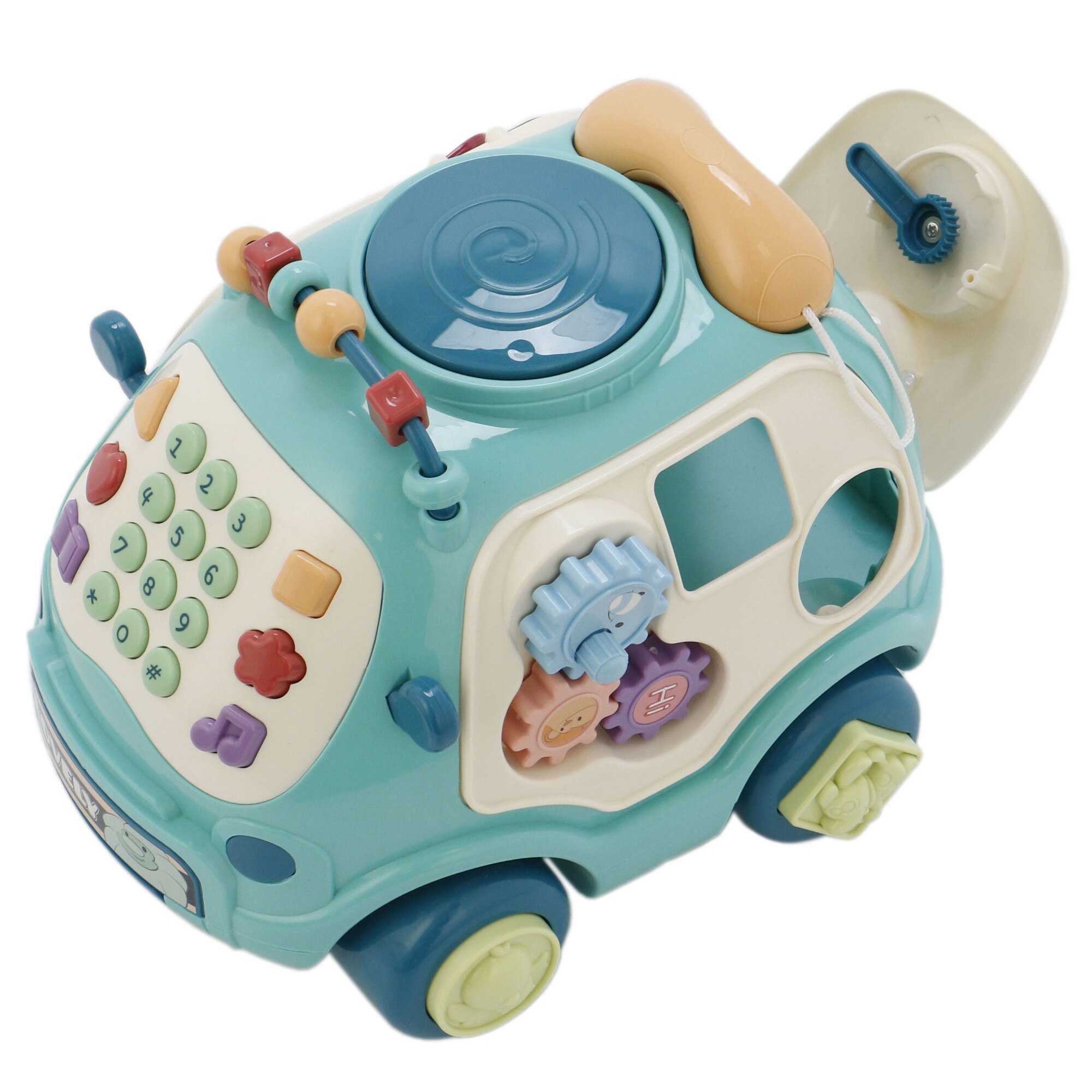Jucarie Mappy Cartoon Car cu lumini si sunete, verde - eMAG.ro