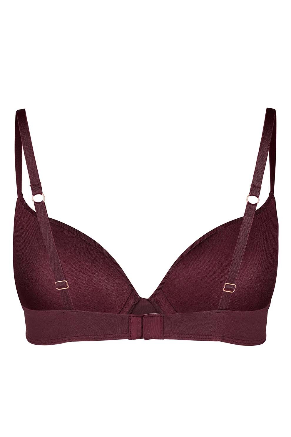 Skiny, Sutien push-up cu model uni, Violet tyrian, 85B - eMAG.ro