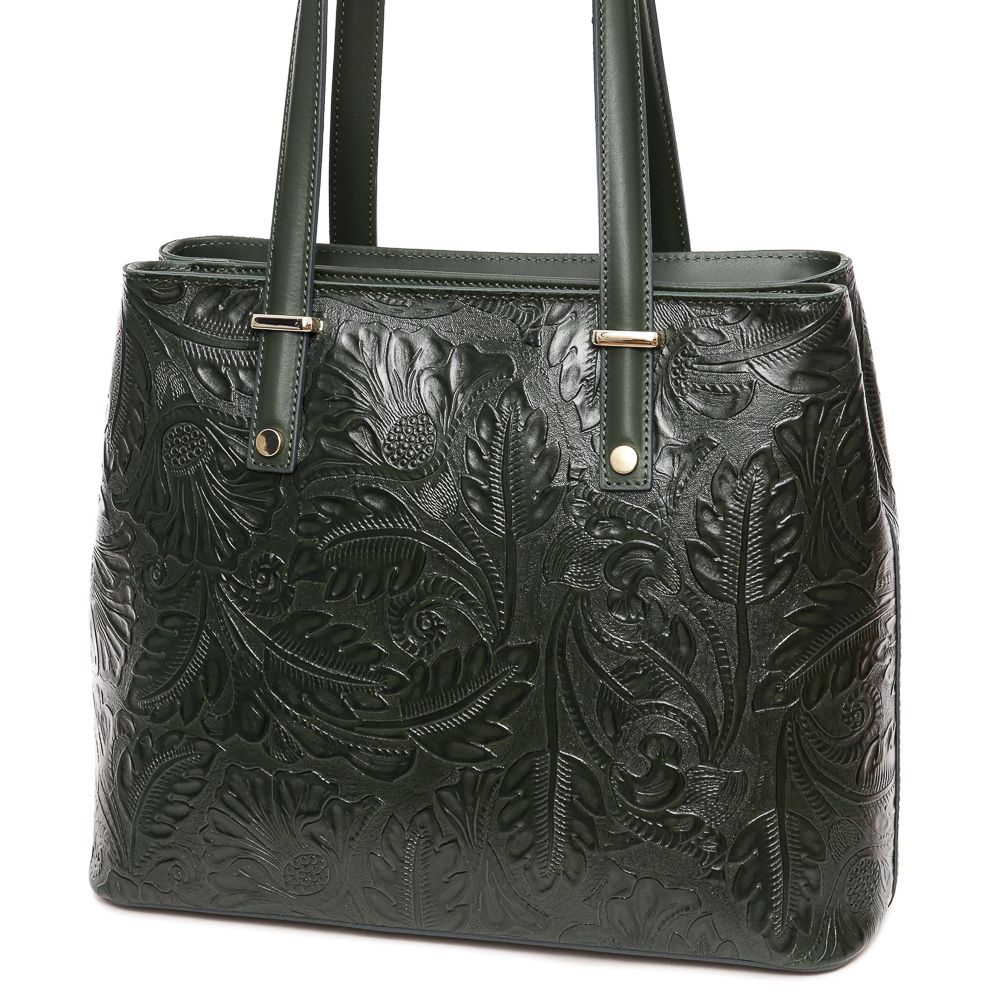 Geanta de dama, Begualshop, Piele, Verde - eMAG.ro