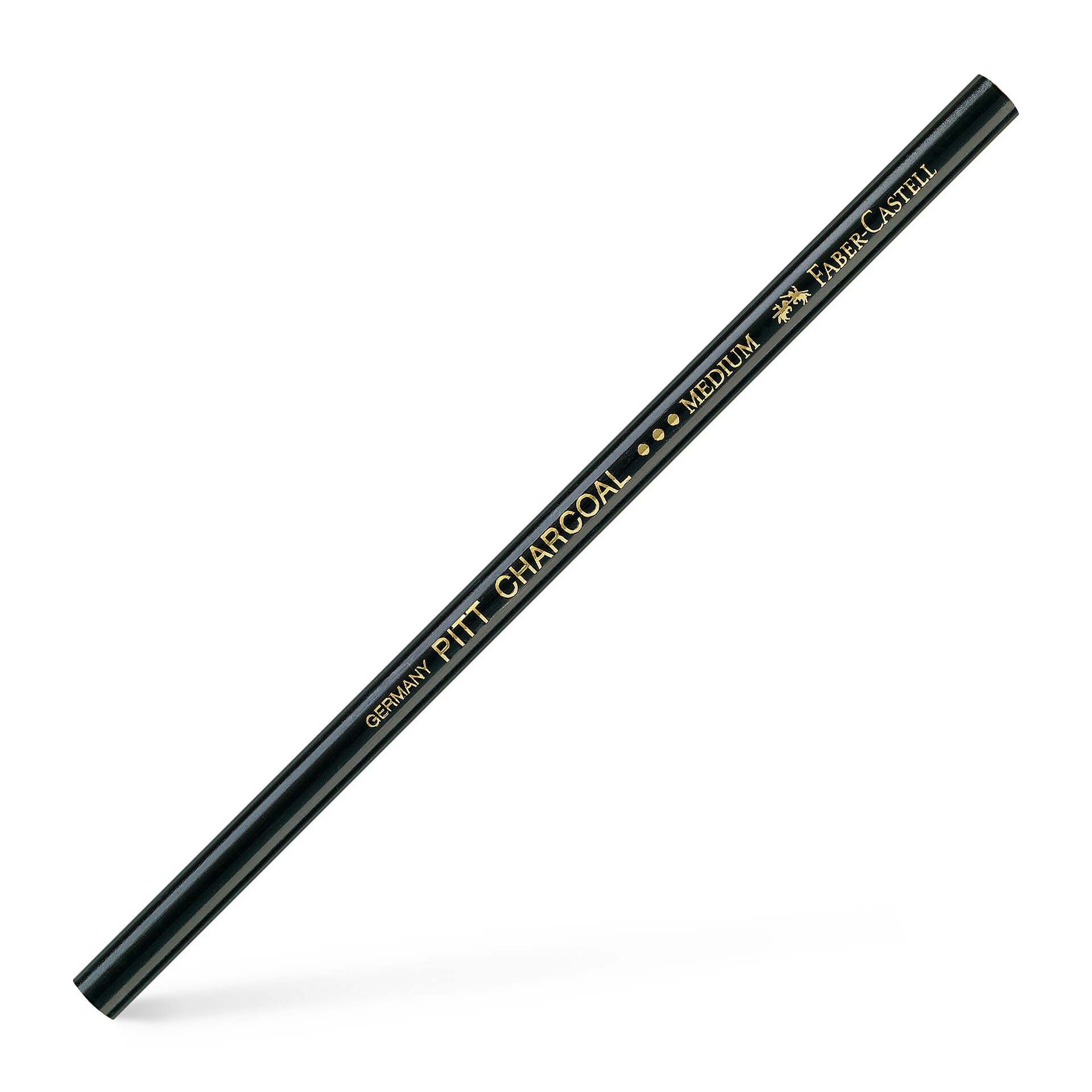 Creion cu carbune, Faber-Castell, natural, M, Negru - eMAG.ro