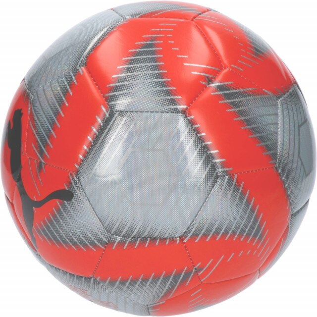 Minge fotbal Puma Future Flare, gri/rosu, 5 - eMAG.ro