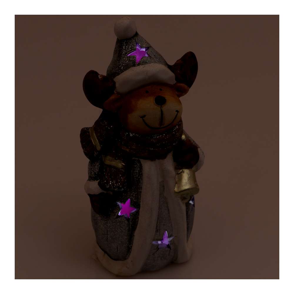 Figurina Ren Luminat Ceramica 16,5 cm - eMAG.ro