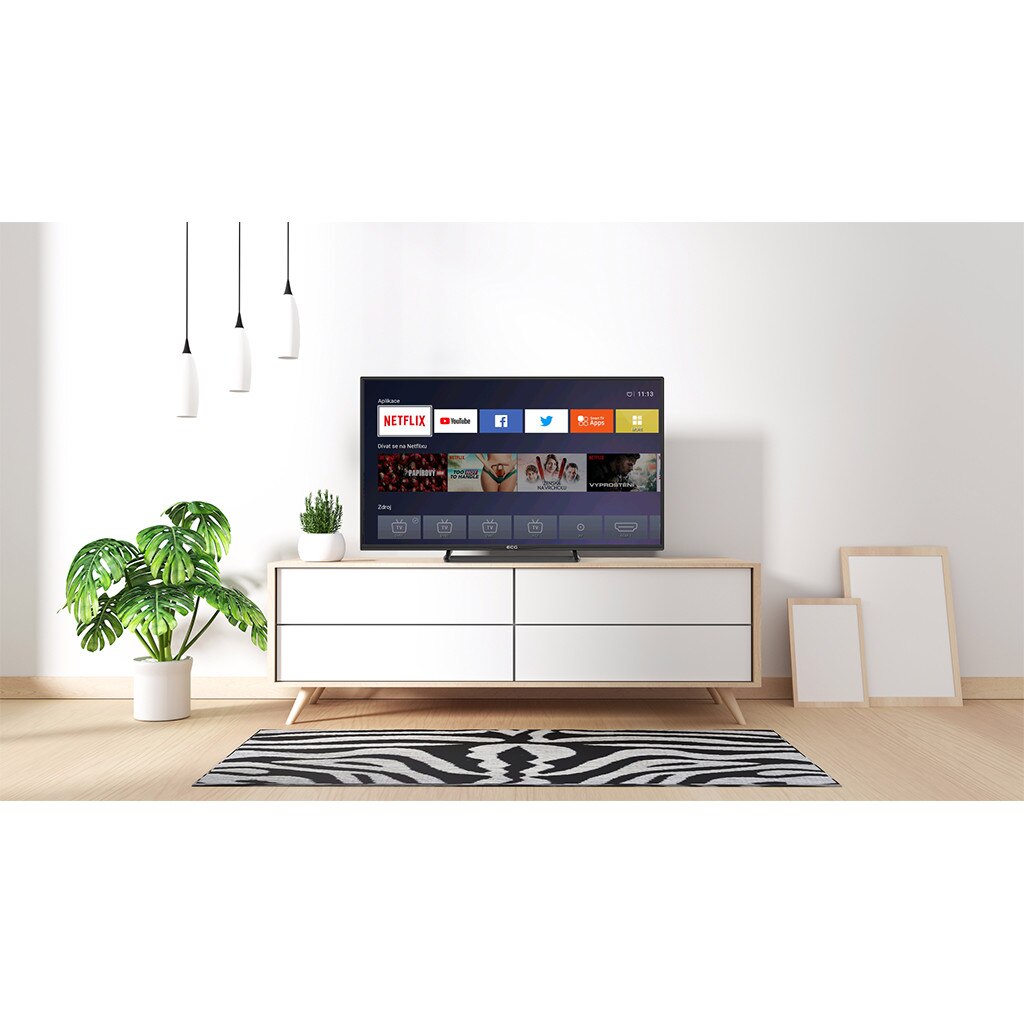 Televizor ECG 40 FS01T2S2, Smart LED TV, 102 cm,CI+,Full HD, 2X8W ...