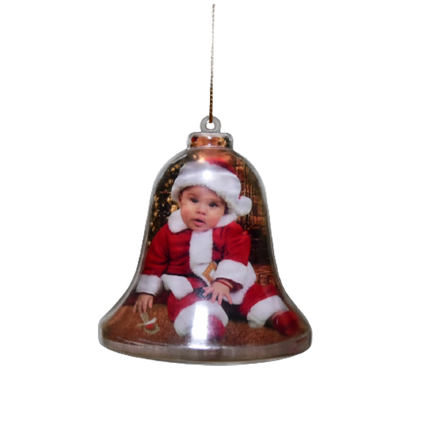 Glob forma Clopotel - Personalizat cu 2 poze - eMAG.ro