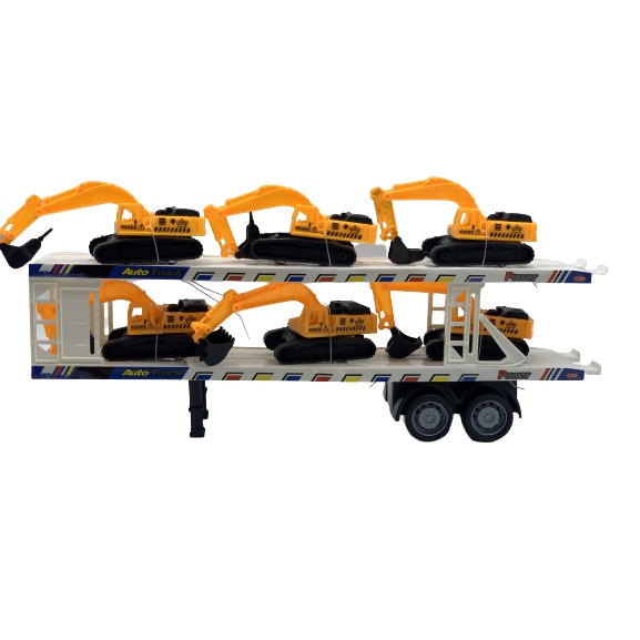 Masina cu telecomanda, Camion TIR cu excavatoare, cu telecomanda (TIR ...