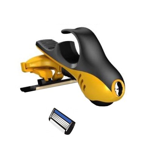 Самобръсначка за глава, HeadBlade Moto, HB4, жълто/черно - eMAG.bg