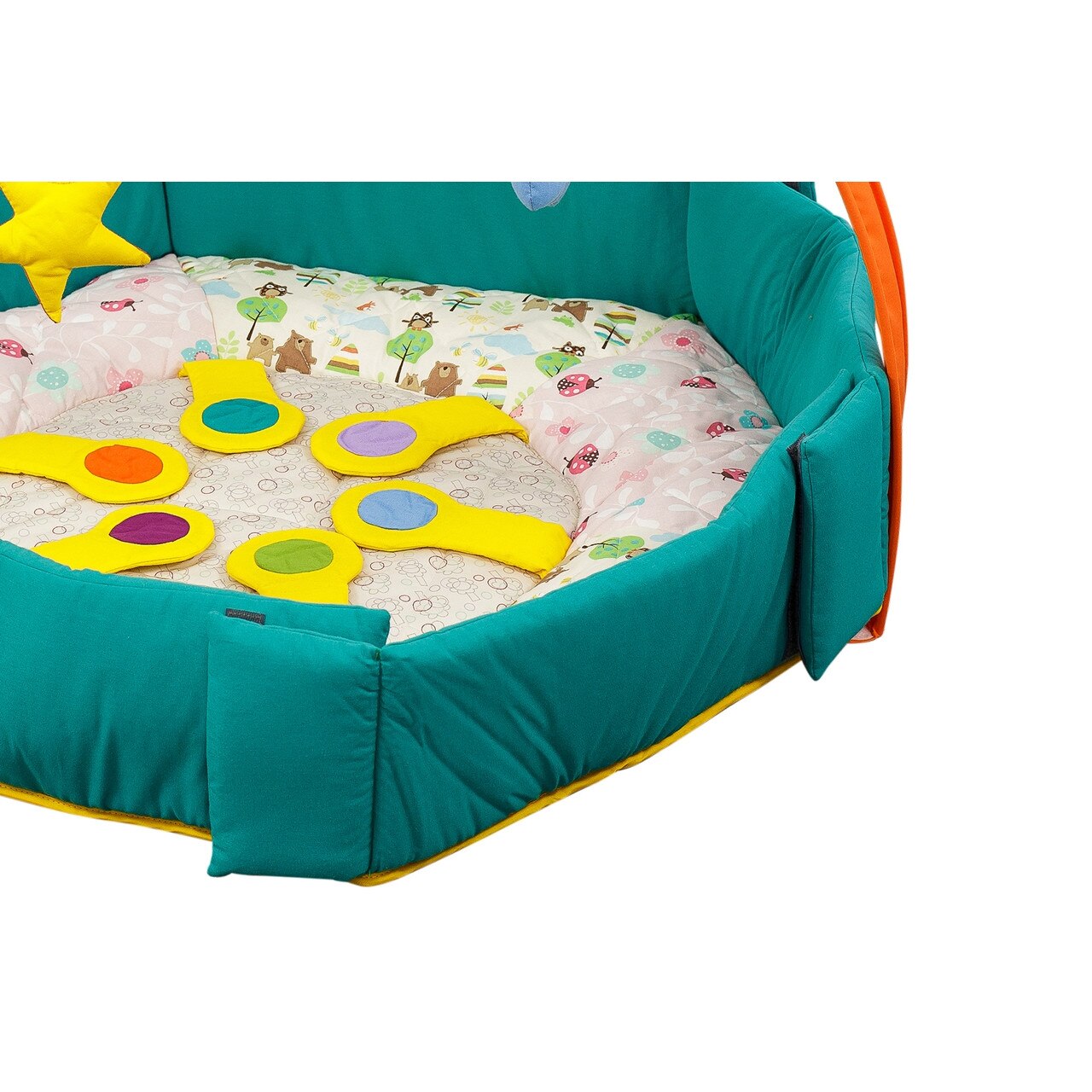 Tarc de joaca pentru bebelusi, bebeluca, 95x82x20 cm, Interactiv ...