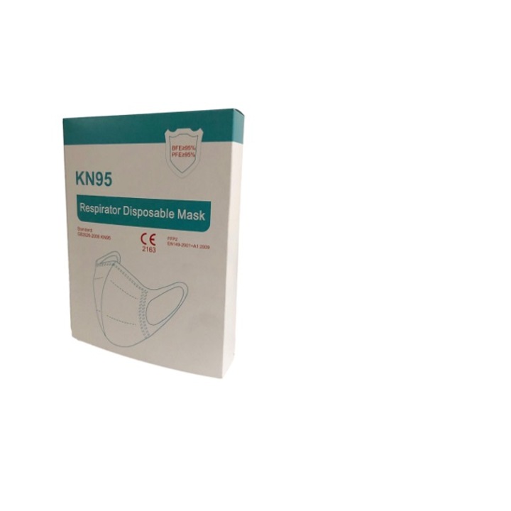 Set 50 Masti de Protectie Model KN95 FFP2 - eMAG.ro