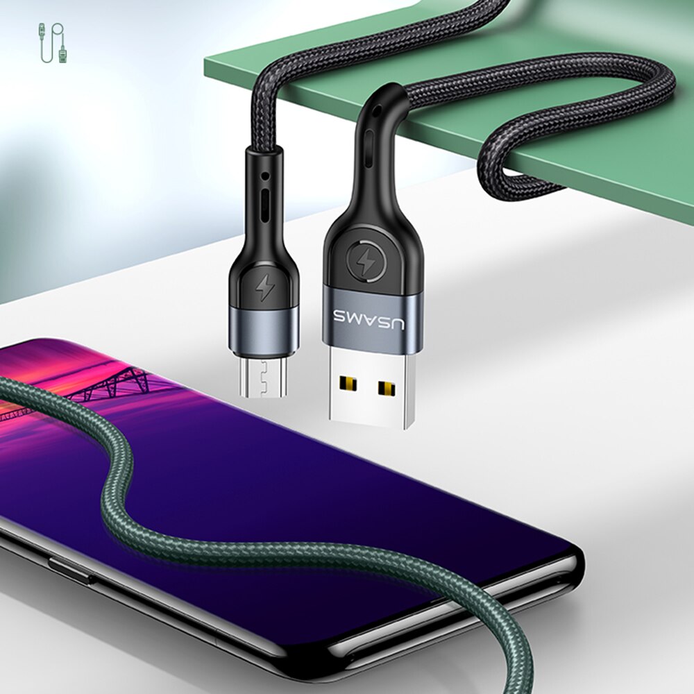 Cablu Incarcare, Transfer Date USB la Micro- Negru - eMAG.ro