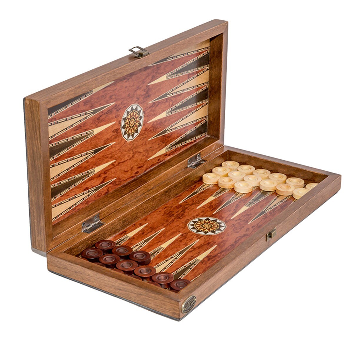 Joc table si sah din lemn masiv mini. 2218 ROS - eMAG.ro