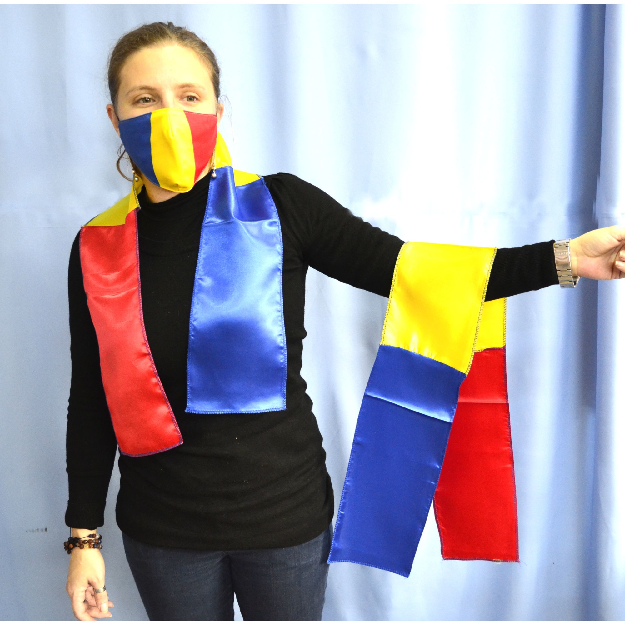 Fular ROMANIA - satin Simpla fata - SET 500 BUC - eMAG.ro