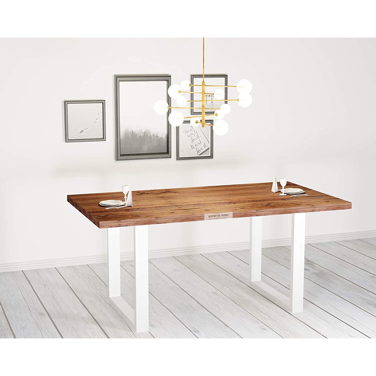 Metal Table Legs 60x72 cm White - eMAG.ro