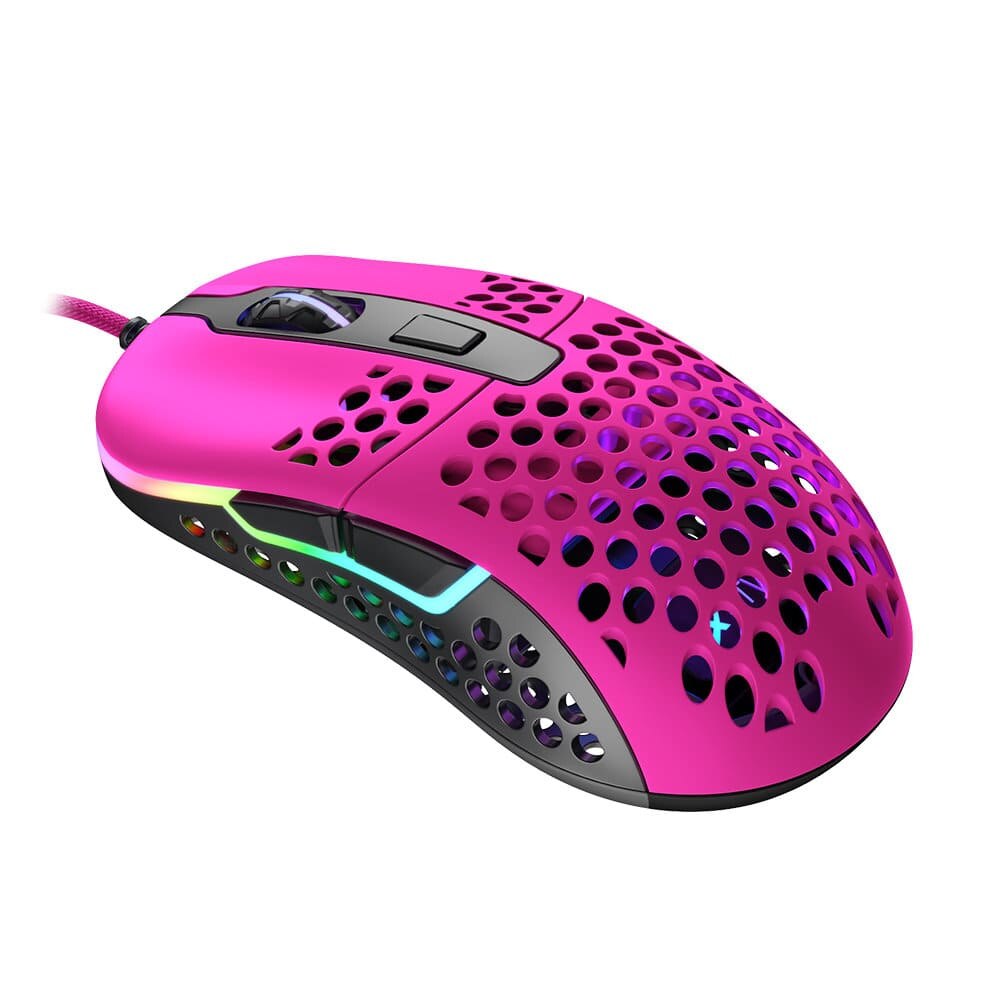 Mouse de gaming, Xtrfy, M42, RGB, Roz - eMAG.ro