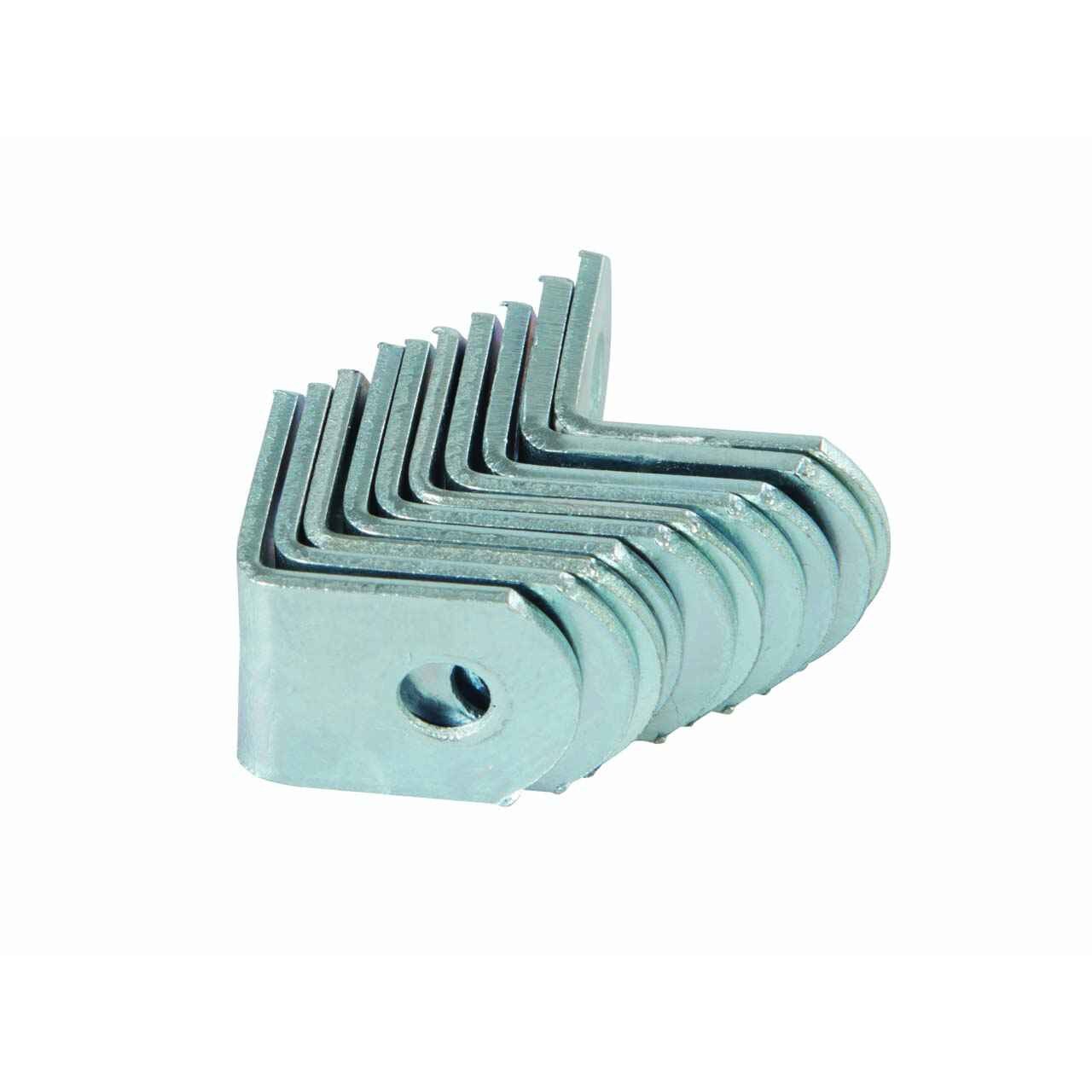 Set 10 coltare otel zincat, 19 x 19 x 1.5mm, Fixman - eMAG.ro