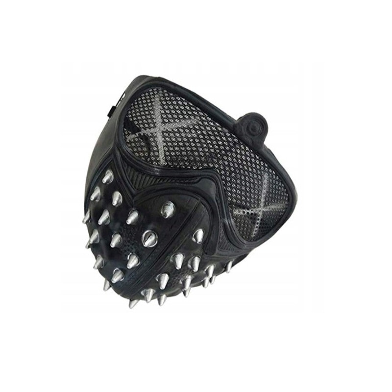 Masca pentru fata model Watch Dogs 2, cu tinte Negru - eMAG.ro