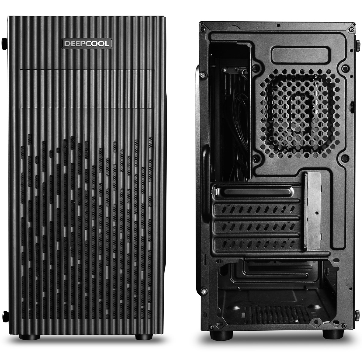 Carcasa DeepCool MATREXX 30, Mini Tower, fara sursa, mATX, Black - eMAG.ro