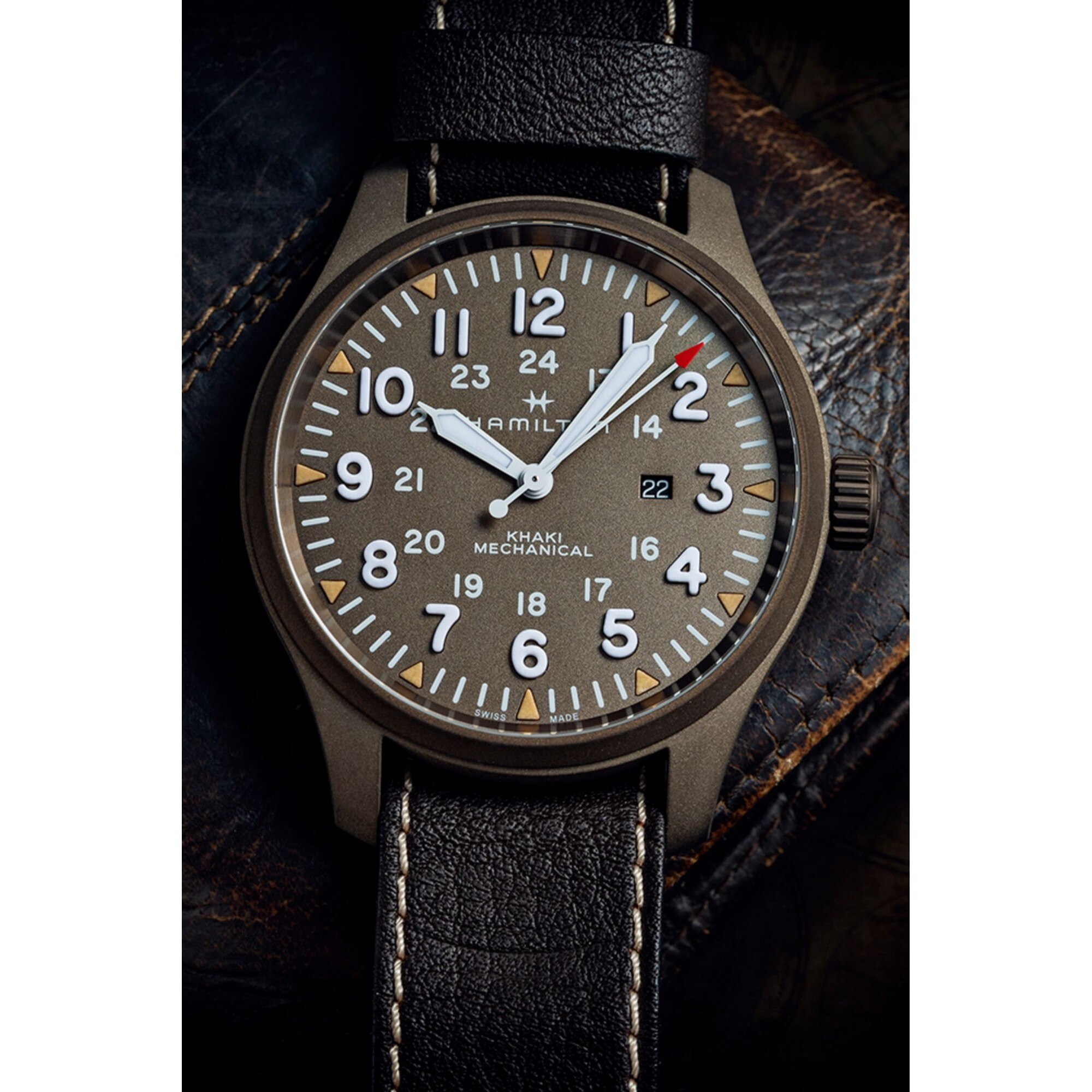 Ceas Barbati, Hamilton, Khaki Field H69829560 - eMAG.ro