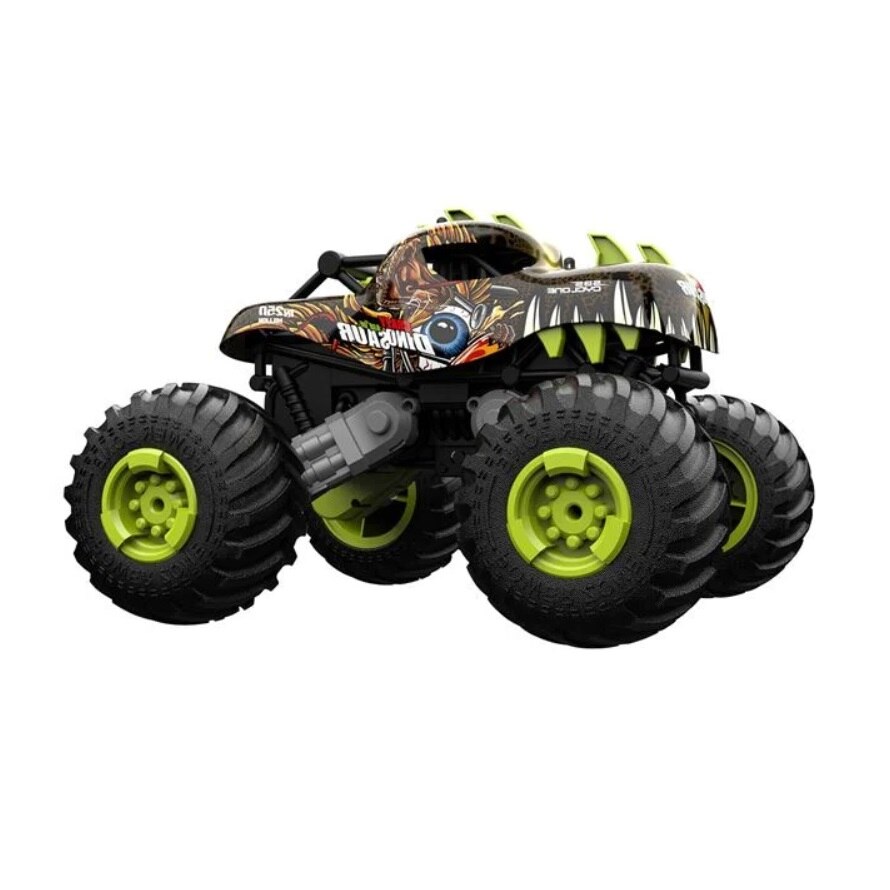 Monster Truck Wild - Raptor с дистанционно, черно-зелен, 1:15 - eMAG.bg